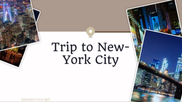 Trip to New-York City | Genially