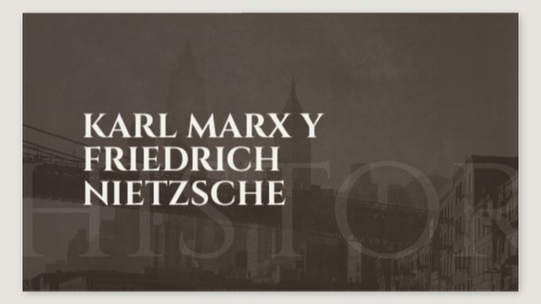 KARL MARX y Friedrich Nietzsche | Genially