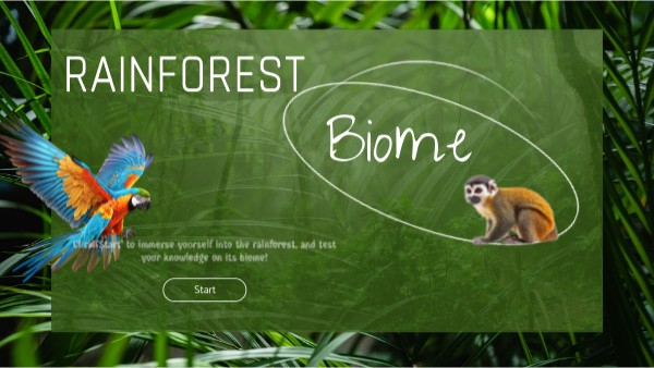 Rainforest Biome Quiz | Genially