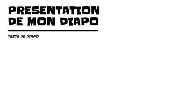 presentation de mon diapo | Genially