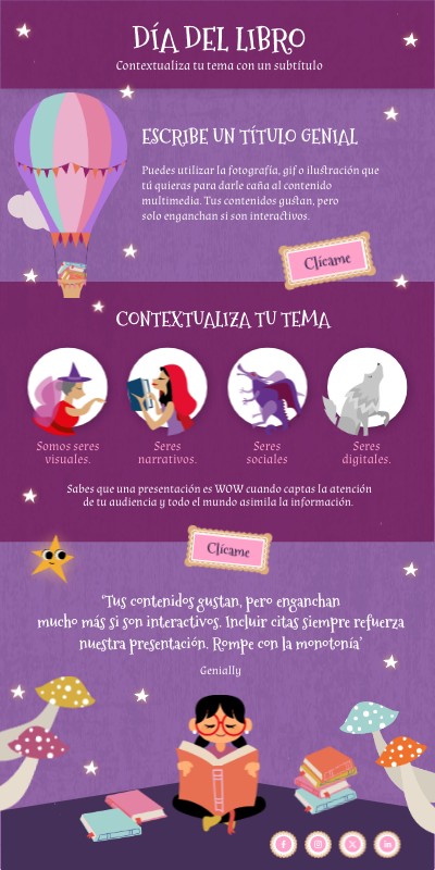 día del libro | Genially