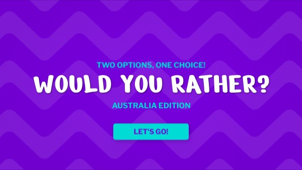 would you rather? | Genially