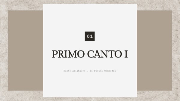 PRIMO CANTO I ruizzz | Genially