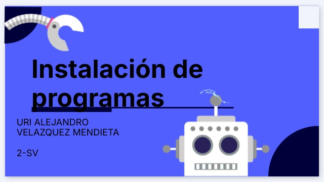 Instalación de programas | Genially