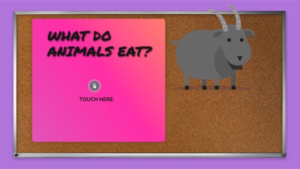 WHAT DO ANIMALS EAT? | Genially