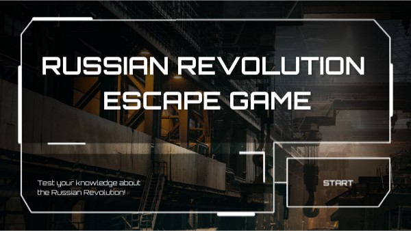 Russian Revolution Escape Game | Genially