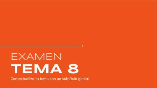 tema 8 | Genially