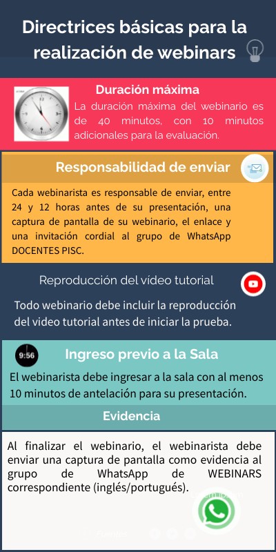 Directrices básicas para la realización de webinars | Genially