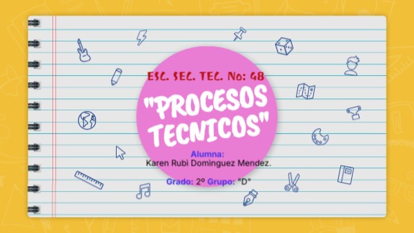 "PROCESOS TECNICOS" | Genially
