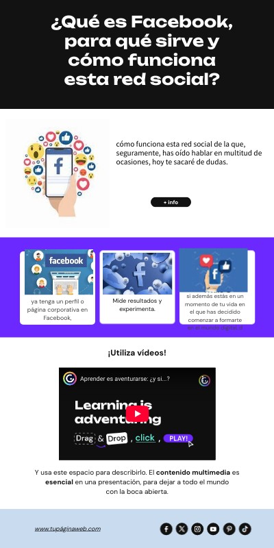 ¿Qué es Facebook, para qué sirve y cómo funciona esta red social? | Genially