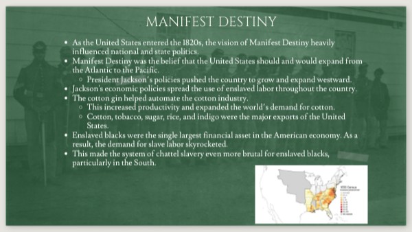 Manifest Destiny | Genially