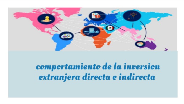comportamiento de la inversion extranjera directa e indirecta | Genially