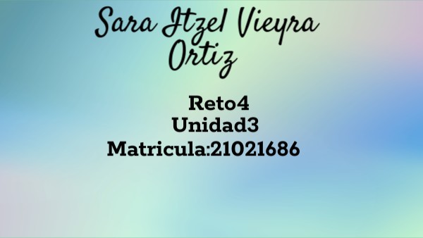 Sara Itzel Vieyra Ortiz | Genially