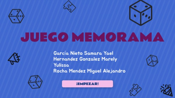 JUEGO memorama | Genially