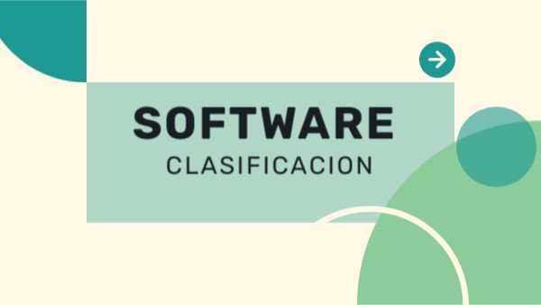 clasificacion del software | Genially