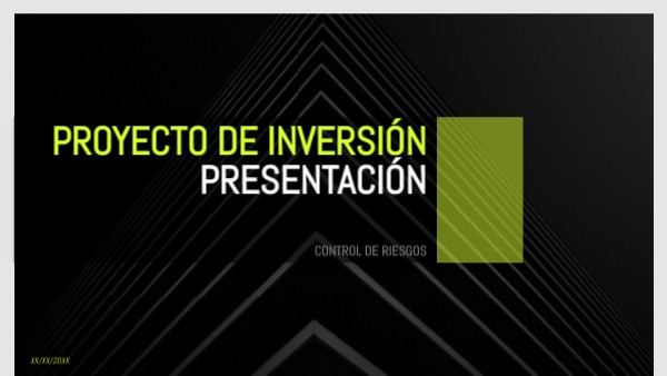 PROYECTO DE INVERSIÓN PRESENTACIÓN | Genially