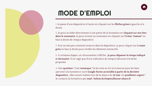 Renseignement aux usagers - Module 1 | Genially