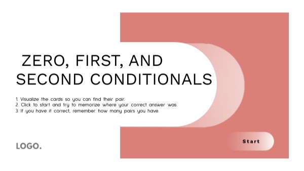 zero, first, and second conditionals | Genially