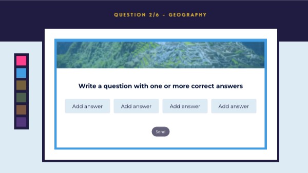 QUESTION 2/6 - geography | Genially