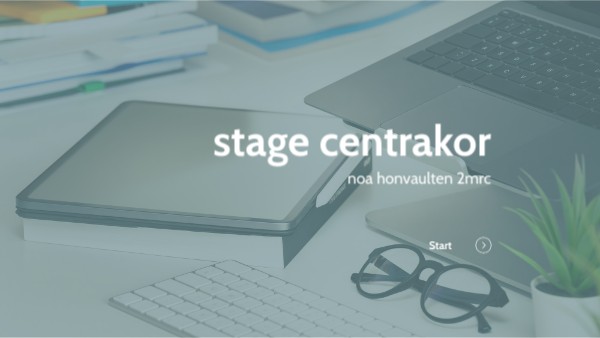 stage centrakor | Genially