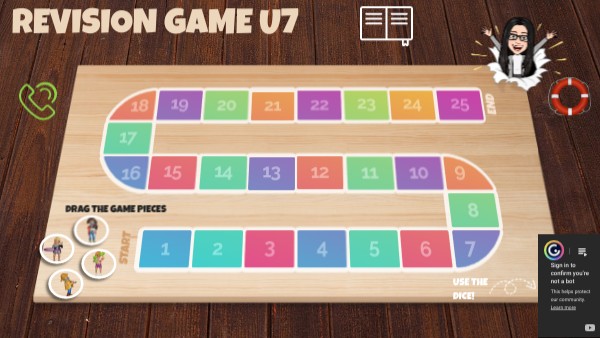 Revision game U7_2nd Primary | Genially