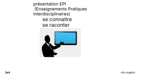 présentation EPI | Genially