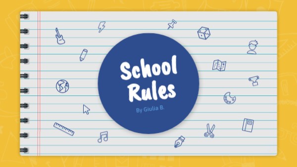 School Rules | Genially