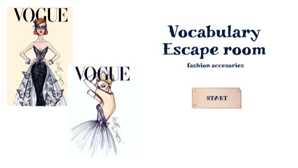 Vocabulary Escape room | Genially