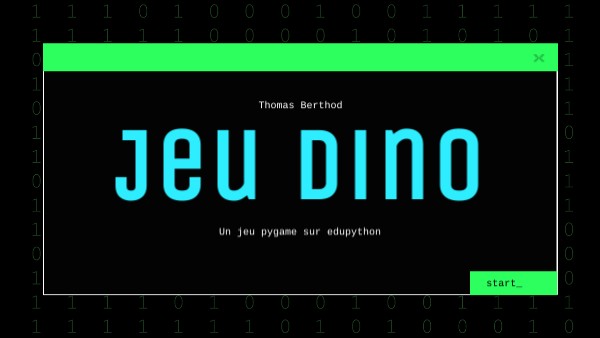 Jeu Dino | Genially