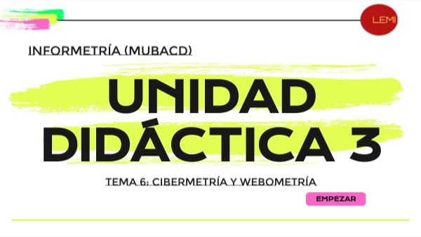 Unidad Didáctica 3 (TEMA 6) | Genially