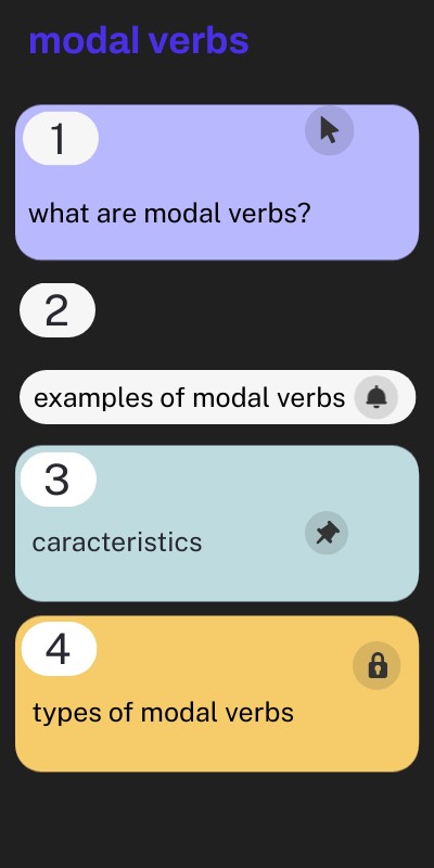 modal verbs | Genially