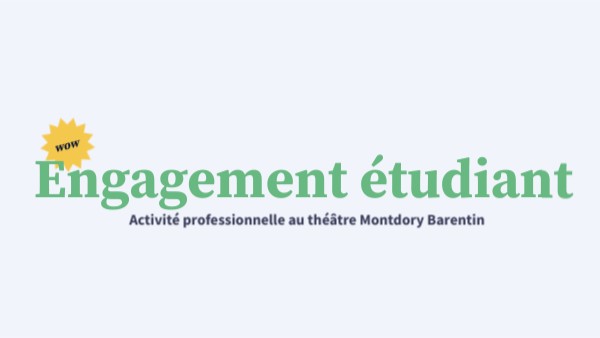 Engagement étudiant | Genially