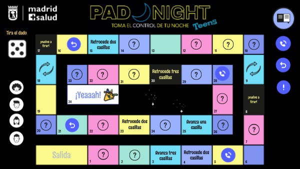TABLERO PAD NIGHT TEENS | Genially