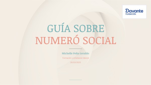 GUÍA SOBRE NUMERÓ SOCIAL | Genially