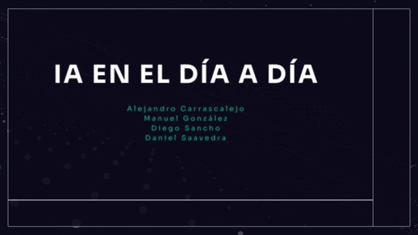 IA EN EL DÍA A DÍA | Genially