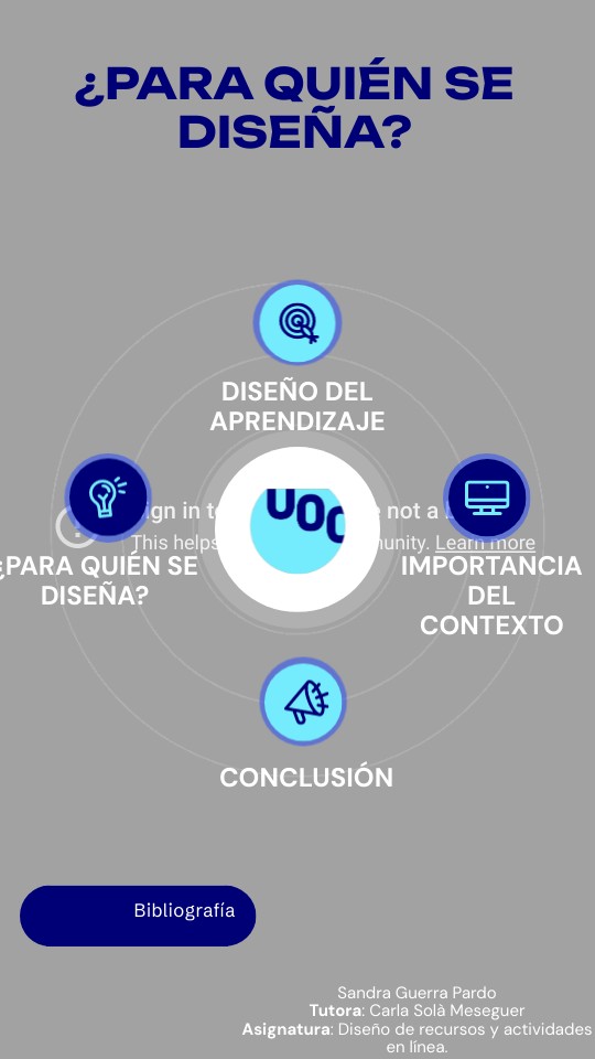 ¿PARA QUIÉN SE DISEÑA? | Genially