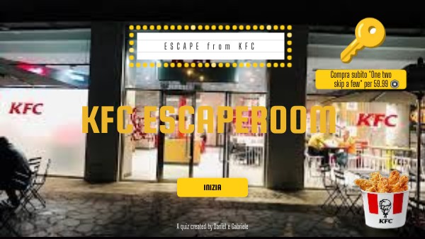 kfc escape | Genially