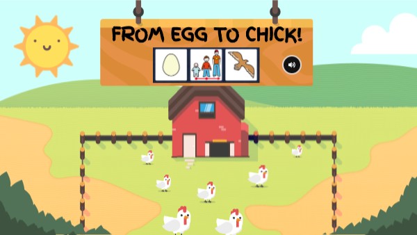Adapted - FROM EGG TO CHICK! | Genially