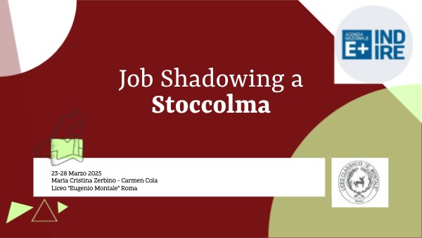 Job Shadowing a Stoccolma | Genially