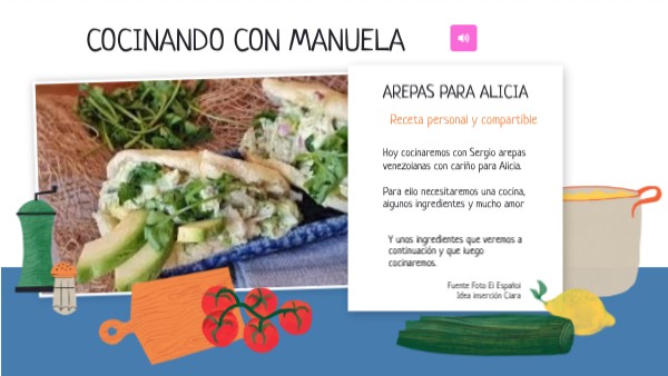 Cocinando con Manuela | Genially