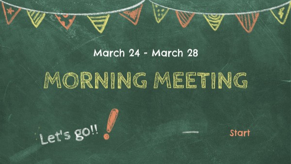 Morning Meeting | Genially