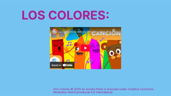 LOS COLORES: | Genially