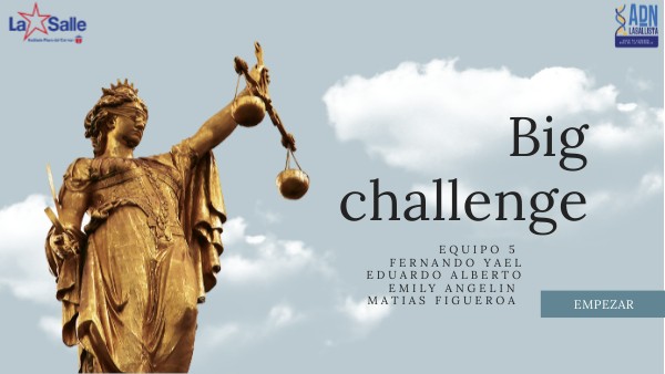 Big challenge | Genially