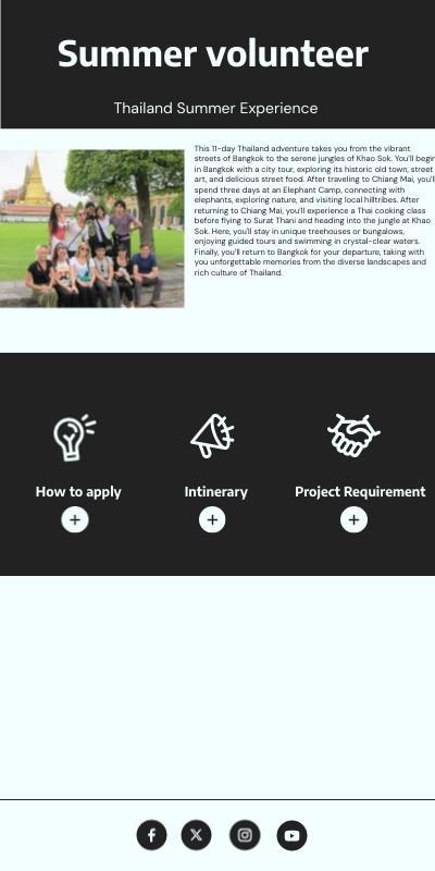 Summer volunteer | Genially