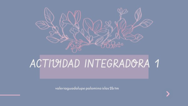 actividad integradora 1 | Genially