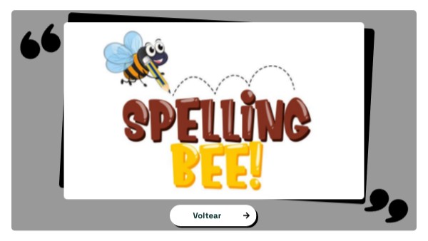 Spelling bee | Genially