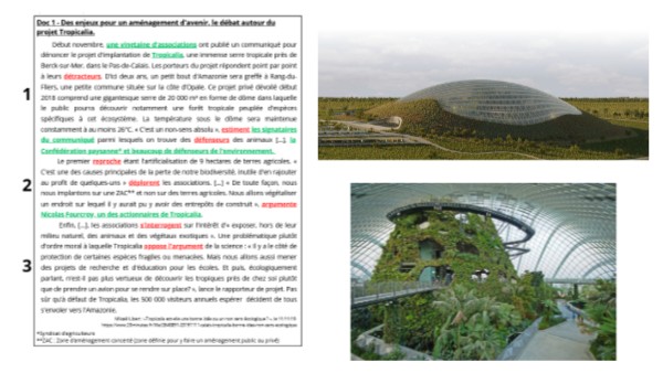 1ère Géographie Thème 1 Séance 5 | Genially