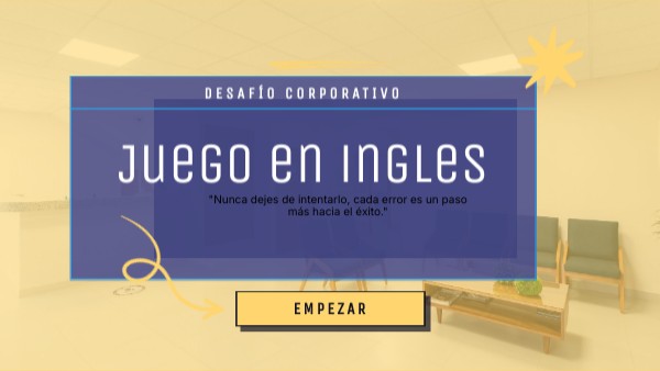 Juego en ingles | Genially
