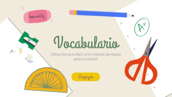Vocabulario Semestral | Genially