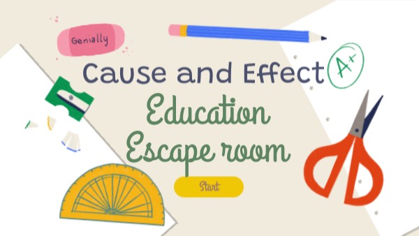 Cause and Effect Escape room | Genially